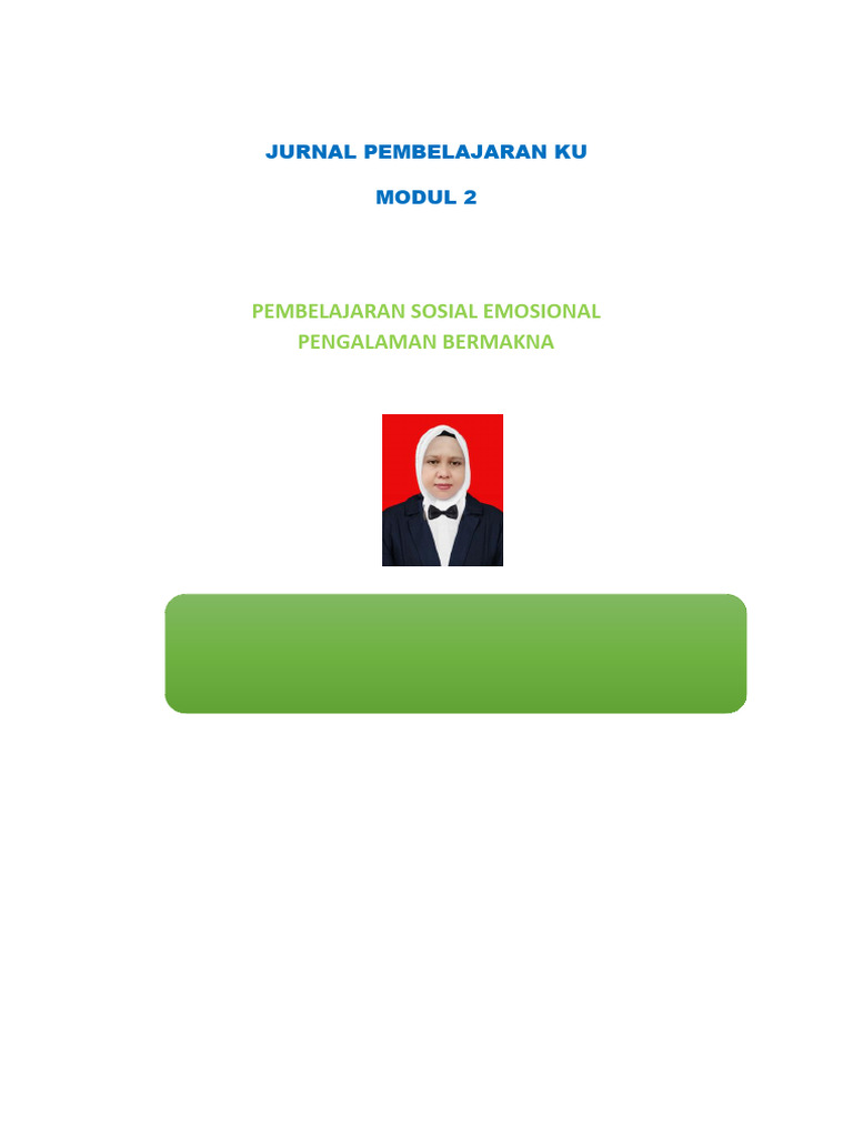 Modul 2 Kak Pus | PDF | Karier & Perkembangan | Pengembangan Diri