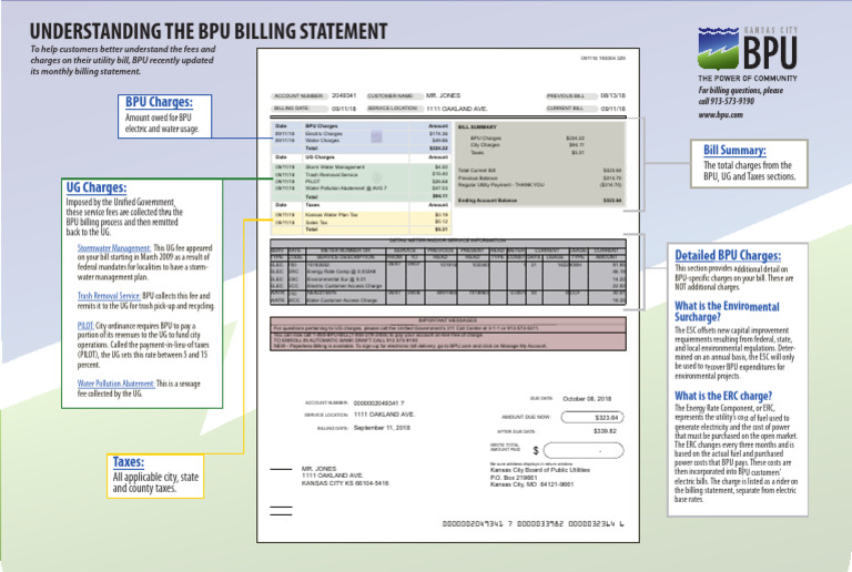 Basic Billing Statement Template | PDF | Fee | Taxes