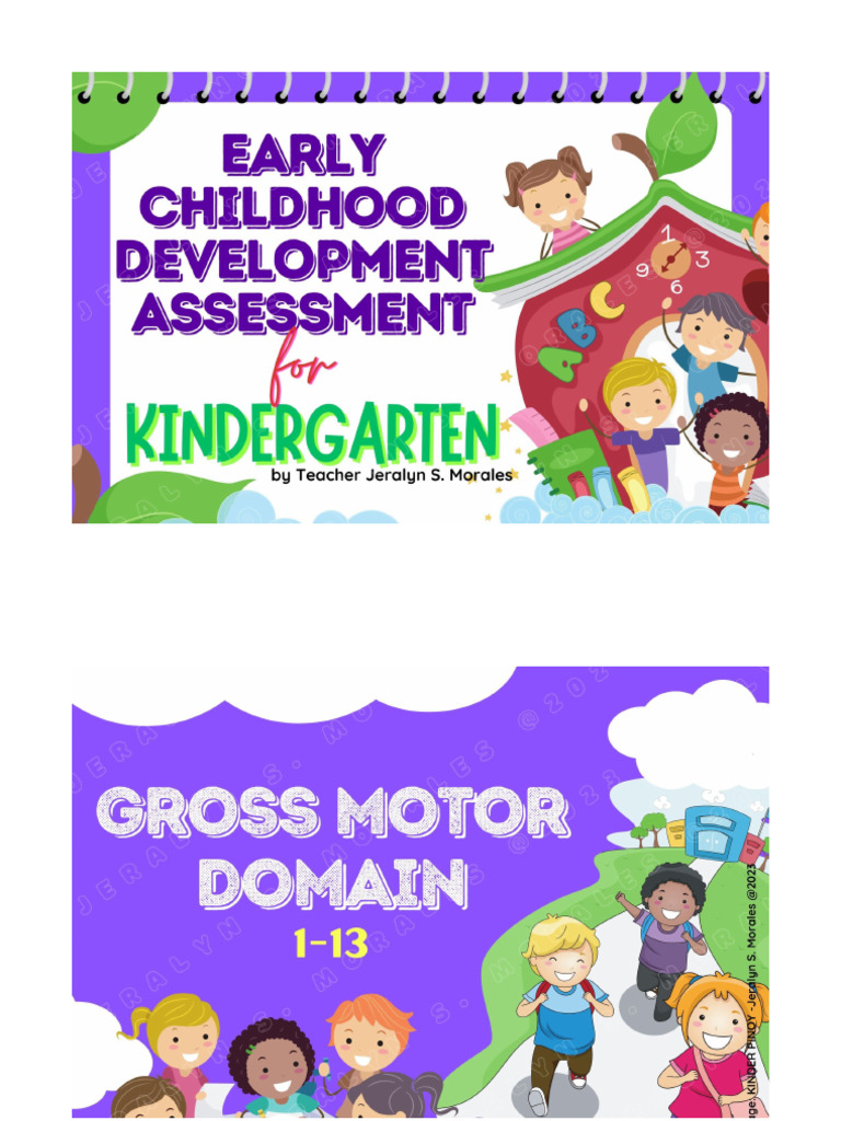 Ecd Assessment | PDF
