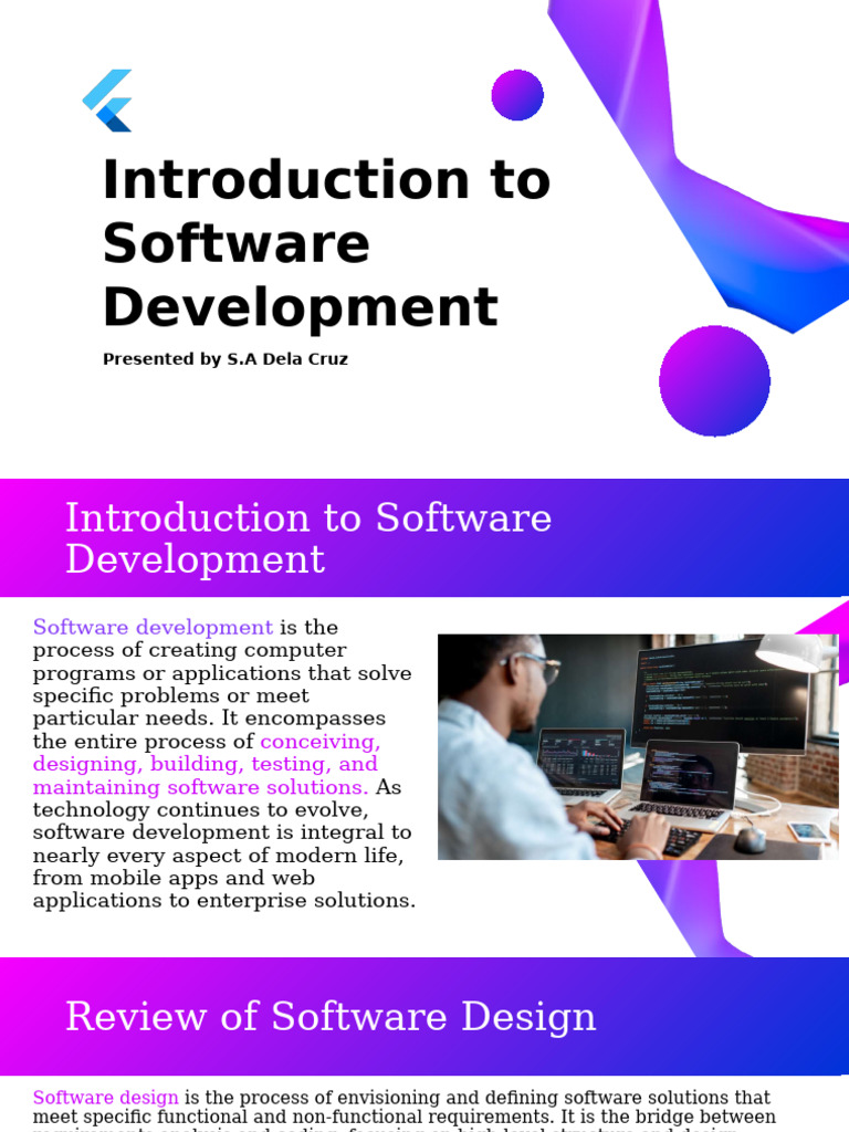 Lesson 1 - Elective 1 | PDF | Software | Software Development Process