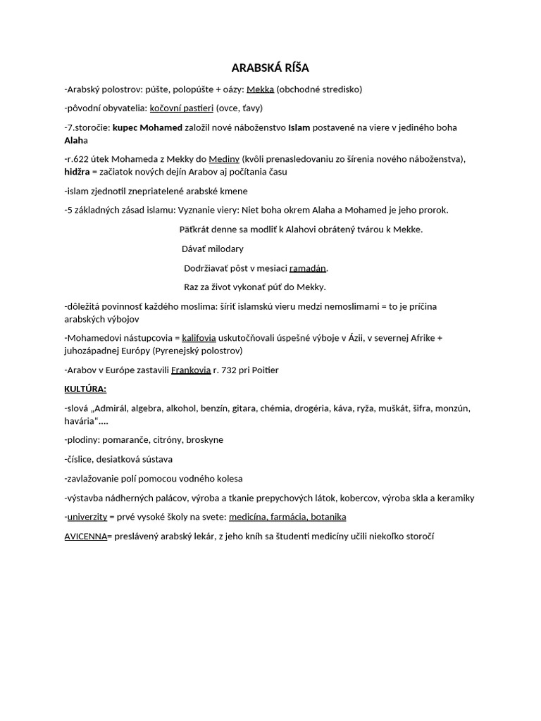 Arabská Ríša | PDF