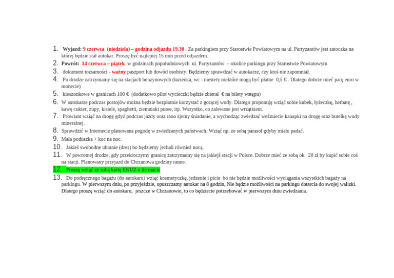 Inf Techniczne BENELUX 2 | PDF