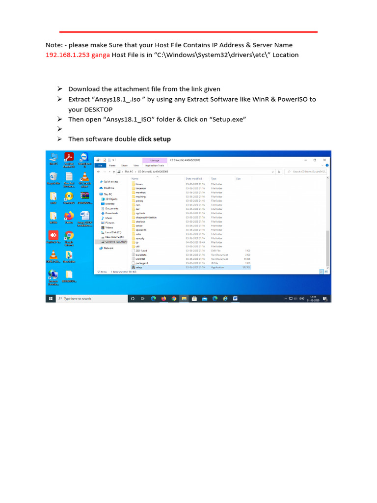 Ansys - 2020r2 Installation Procedure | PDF