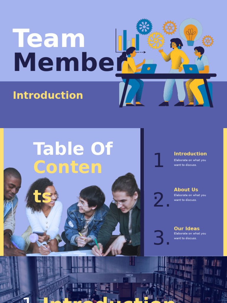 Team Member Introduction | PDF | Communication