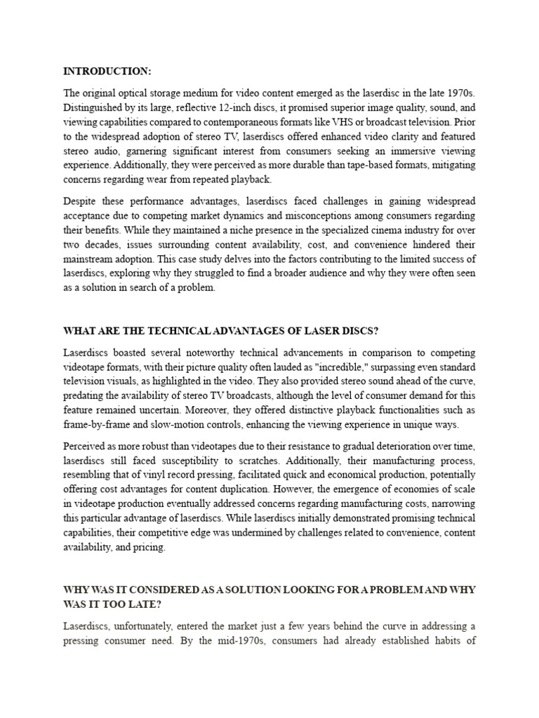 Case Study Pdf Videotape Recording