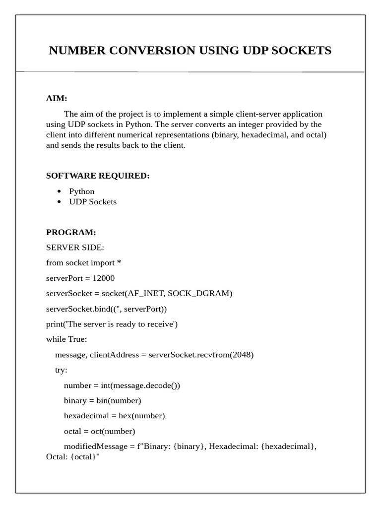CN Mini | PDF | Network Protocols | Data Transmission