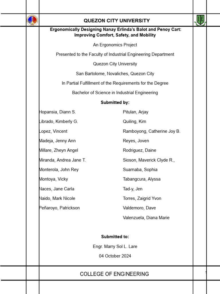 Ergo Manuscript | PDF | Anatomical Terms Of Motion