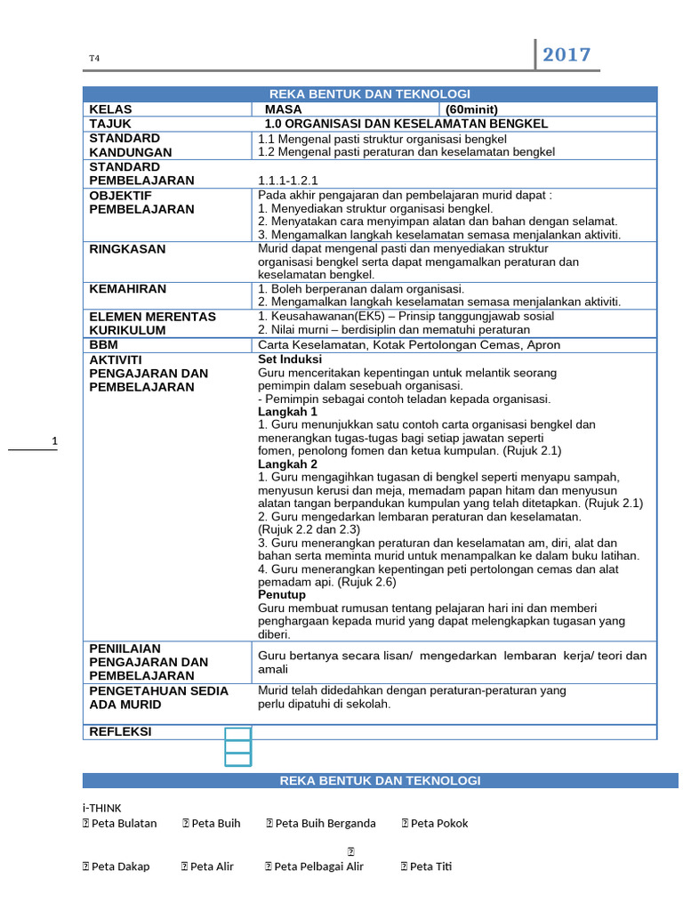 RPH RBT Tahun 4 | PDF