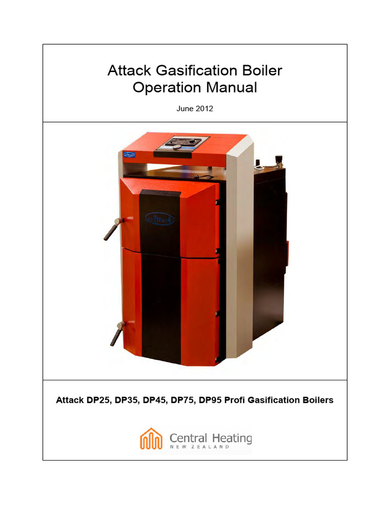 Attack Gasification Boiler User Manual | PDF | Boiler | Combustion