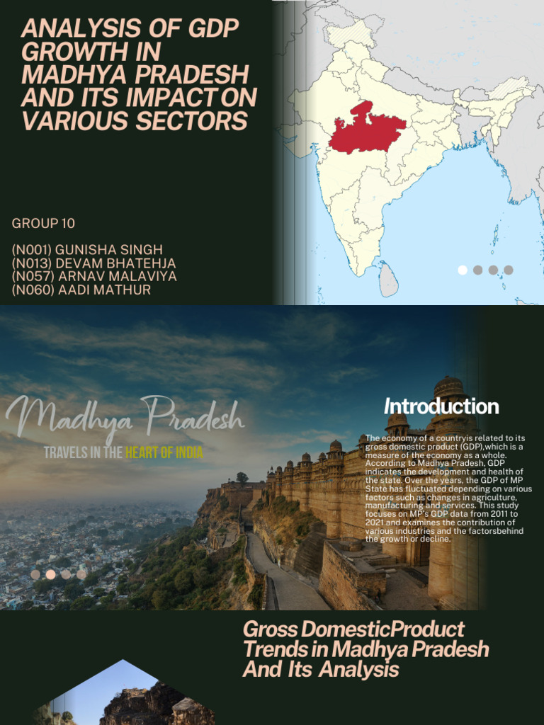 Madhya Pradesh GDP Growth Analysis 2023 | PDF | Gross Domestic Product ...