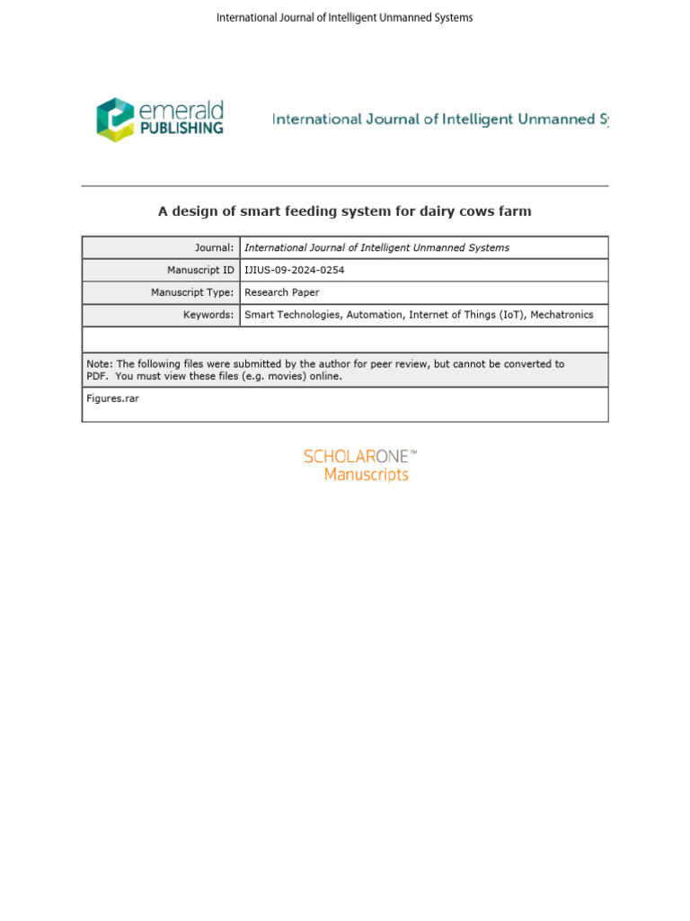 Smart Dairy Cow Feeding System Design | PDF | Dairy | Dairy Farming