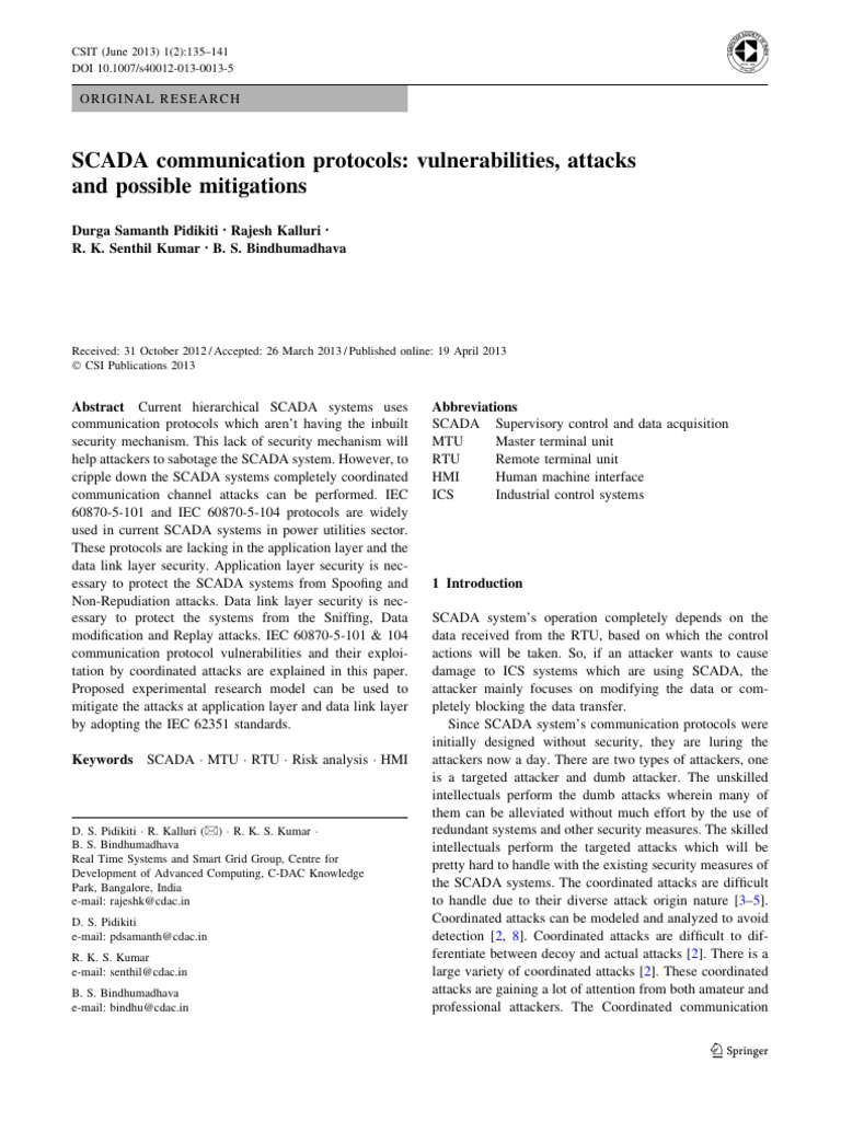 SCADA_communication_protocols_vulnerabilities_atta | PDF | Scada | Byte