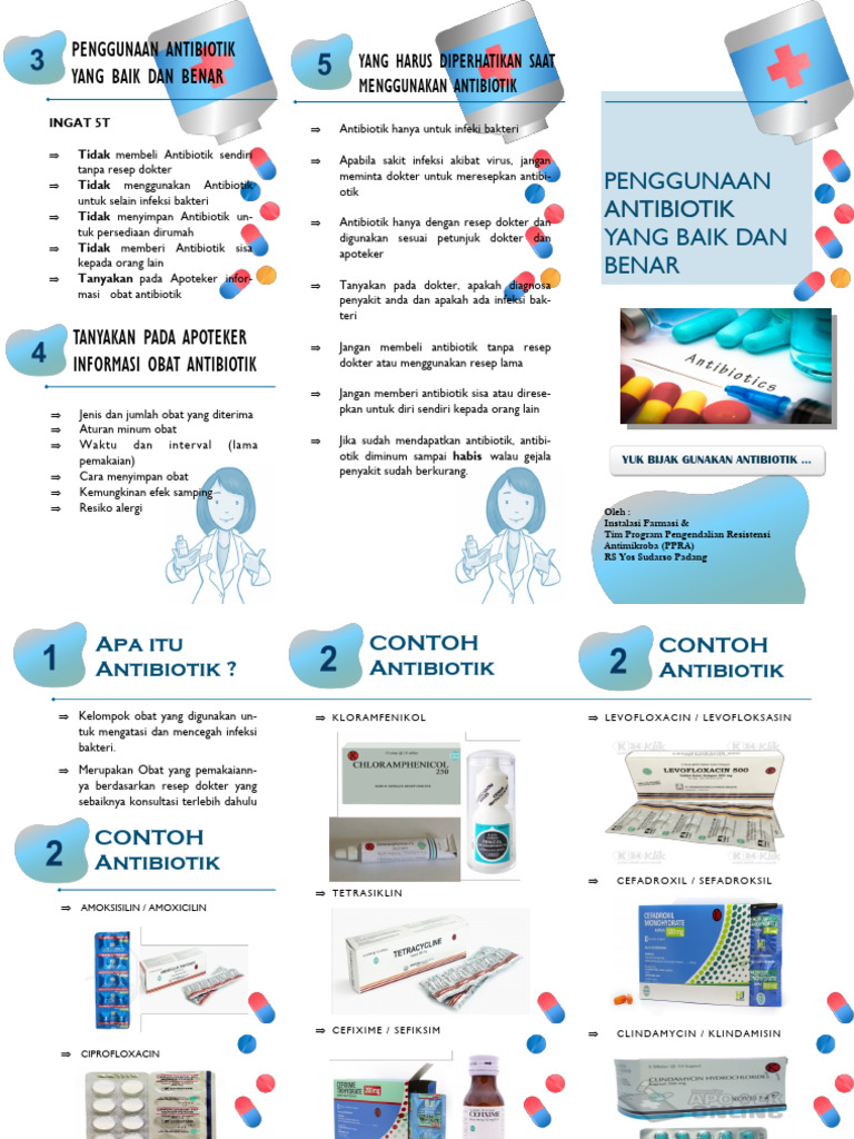 Leaflet Antibiotik | PDF | Kesehatan Holistik