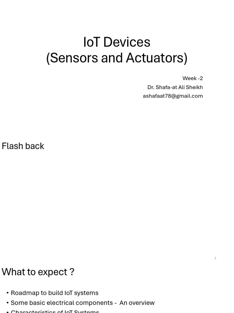 Lec-2 | PDF | Capacitor | Sensor