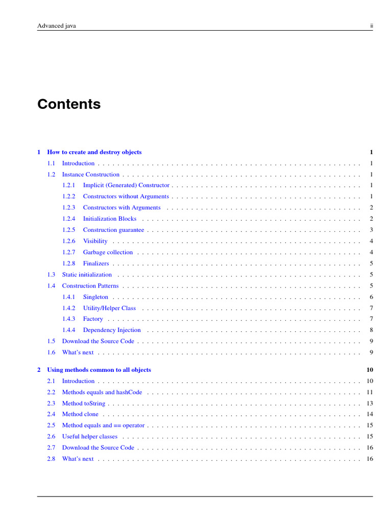 Advanced Java 1 - Merged 5 | PDF | Constructor (Object Oriented ...