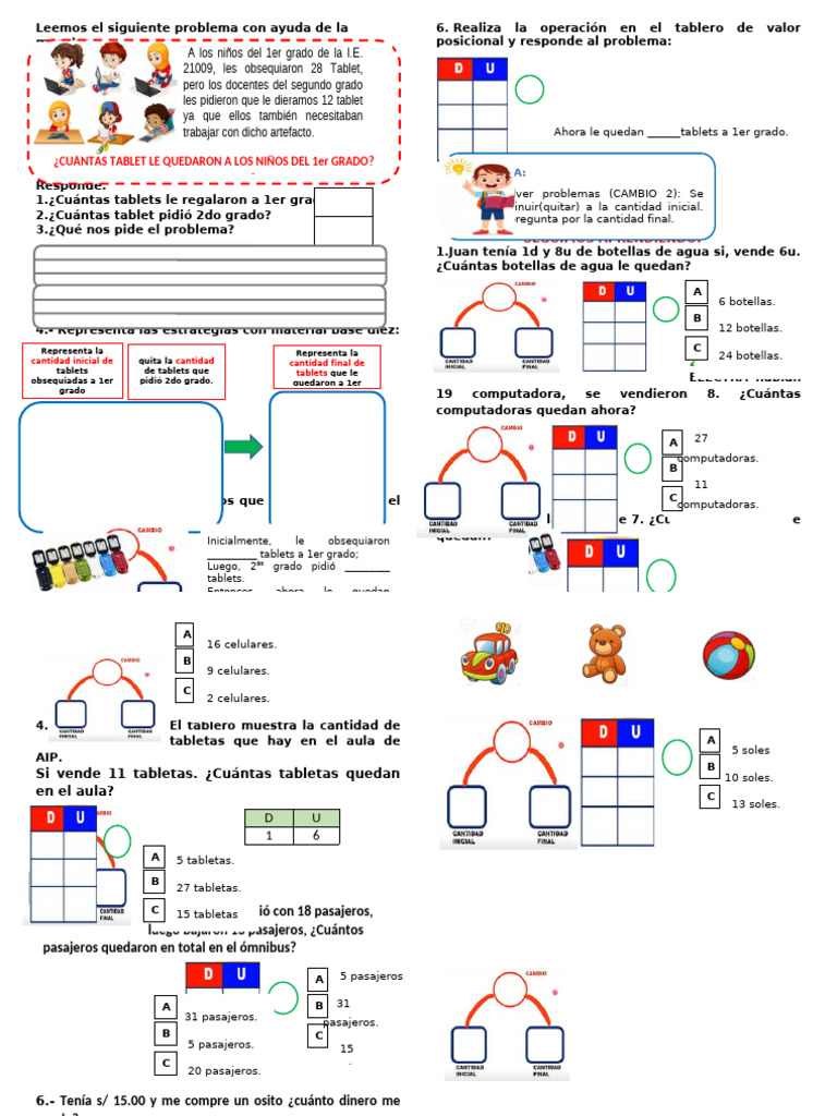 Dia 3 - Ficha Mat. Cambio 2 | PDF