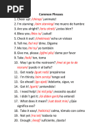 Expresiones de cortesía y despedida | PDF