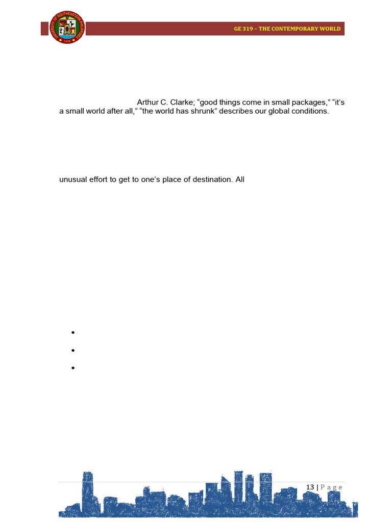 M1 Lesson 1 | PDF | Globalization | Economics