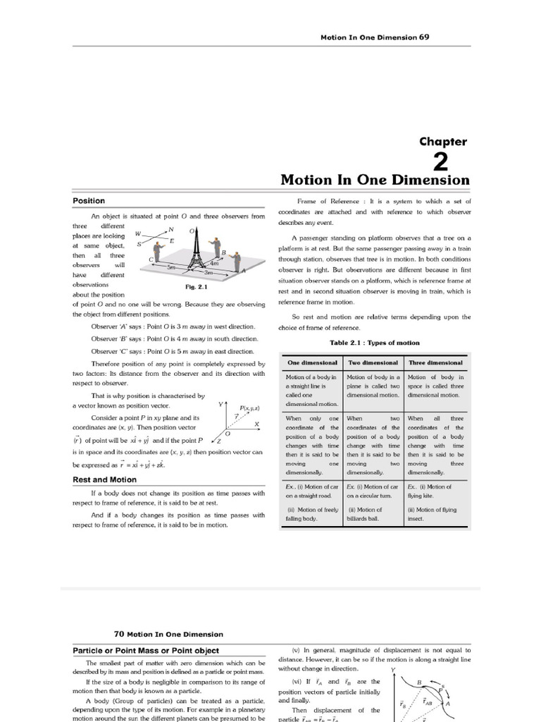 Motion in A Plane | PDF