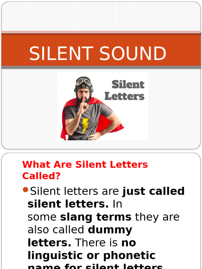 SILENT SOUND ( | PDF | Linguistics | Phonetics