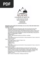 Patella ORIF Rehab Guide | PDF | Knee | Anatomical Terms Of Motion