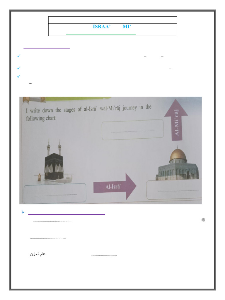 Al-Israa' wal-Mi'raj Overview | PDF | Muhammad | Prophets And ...