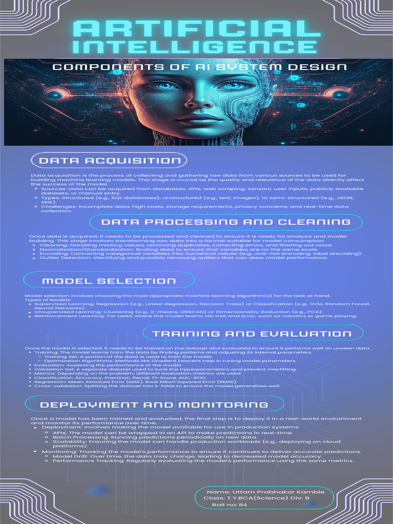 AI System Design and Components | PDF | Machine Learning | Statistical ...