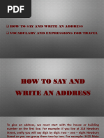 Spanish Postal Addresses - Format & Example Plus Vocabulary Words ...