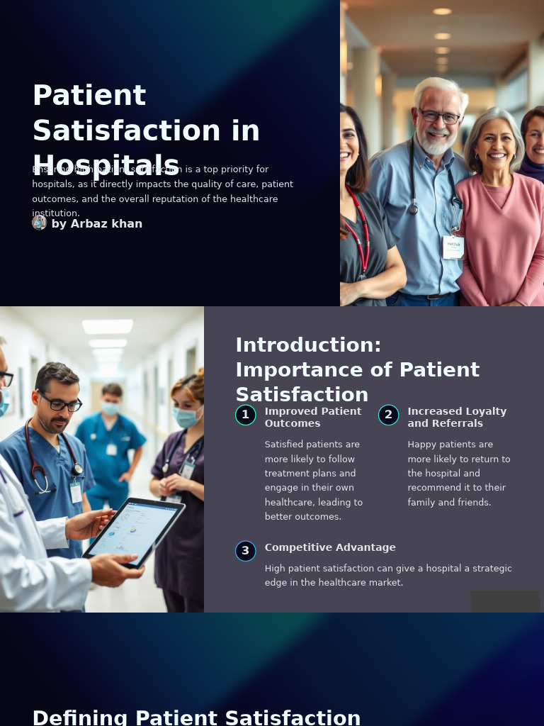 Patient Satisfaction in Hospitals | PDF | Health Care | Patient