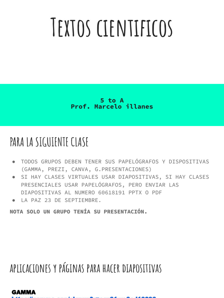 Textos Cientificos | PDF