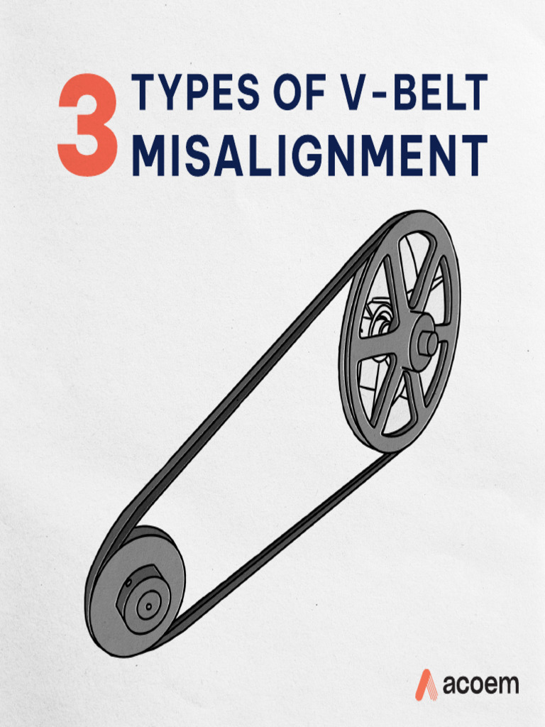 3 Types of V-Belt Misalignment | PDF 3 Types of V-Belt Misalignment | PDF