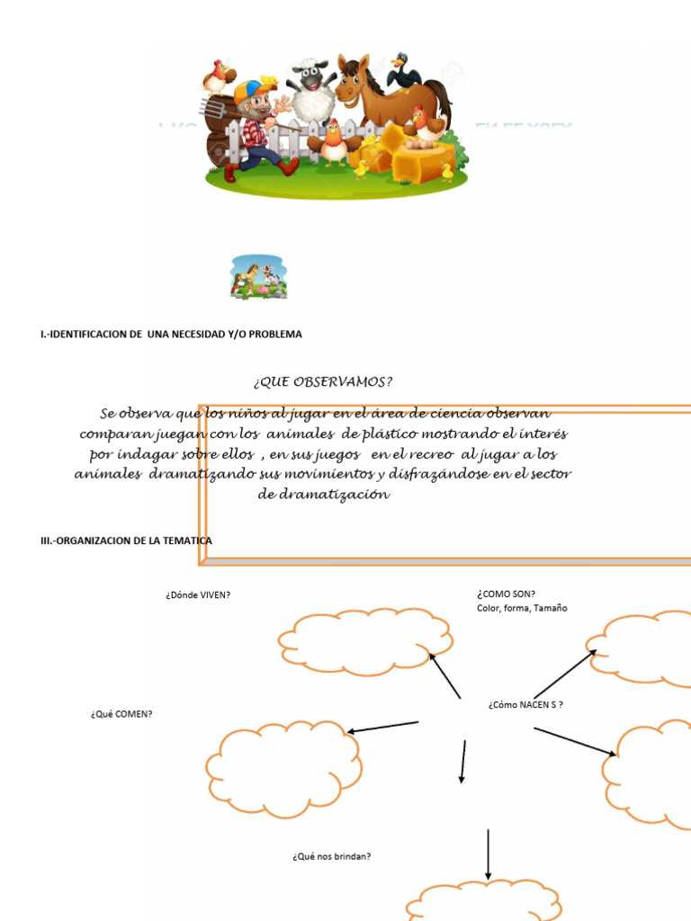 Aprendiendo sobre animales de granja | PDF | Aprendizaje | Maestros