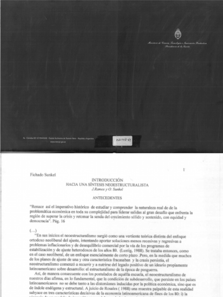 Sunkel, O. (Comp.) (1995) - El Desarrollo Desde Dentro Un Enfoque ...