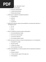 Saline Lock Flushing Procedure Guide | PDF | Intravenous Therapy ...