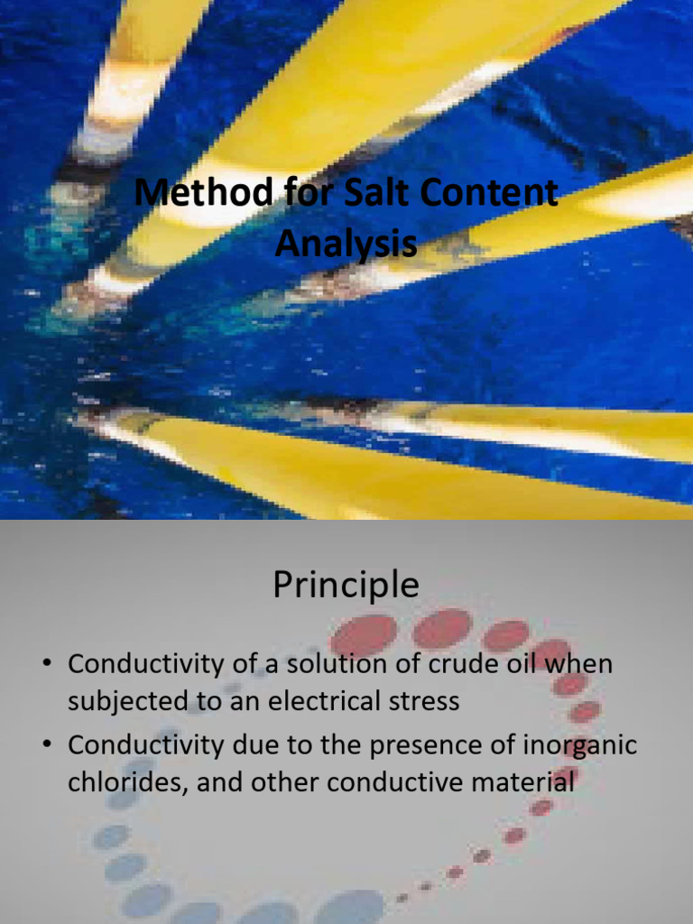 Salt Content Analysis in Crude Oil | PDF