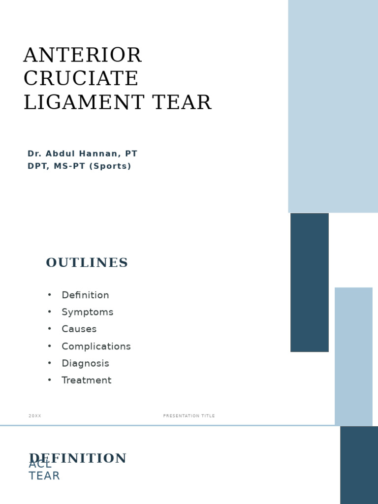 Acl Rehabilitation | PDF | Knee | Limbs (Anatomy)