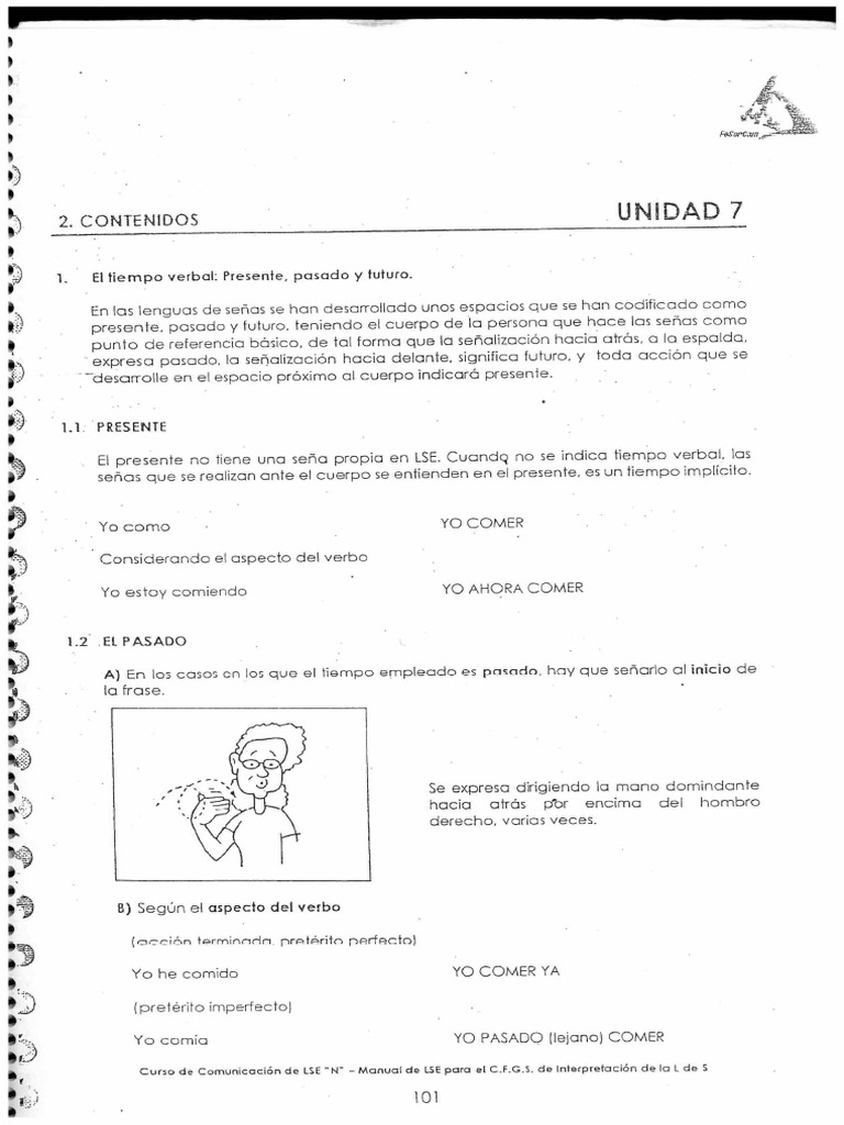Tiempo Verbal Pasado, Presente y Futuro | PDF