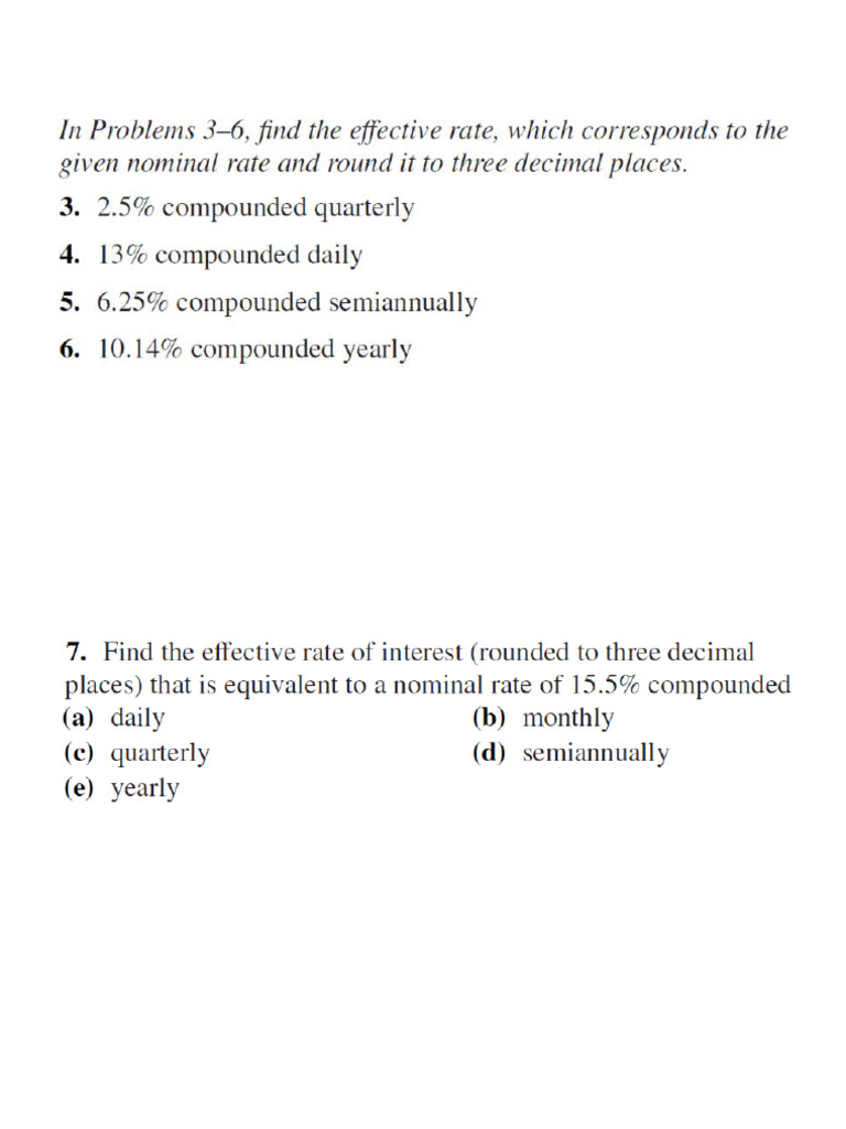 Chapter 1 Mathematics of Finance | PDF