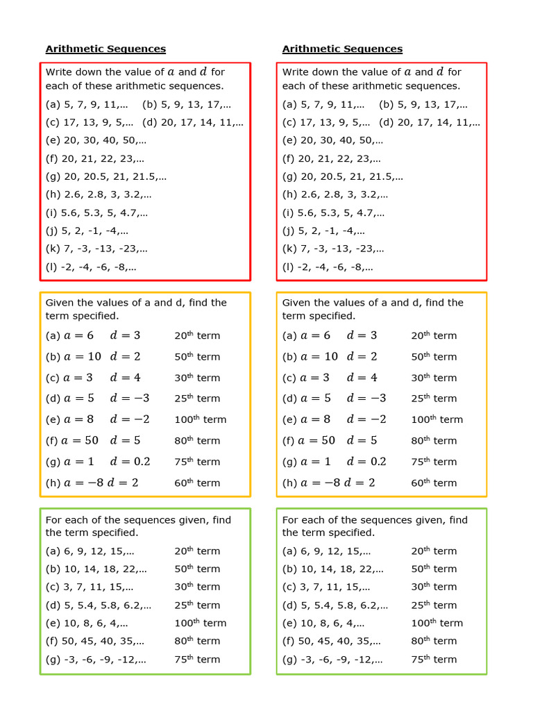 9.4 Extending Sequences (Arithmetic Sequences) | PDF | Teaching Methods & Materials | Science ...