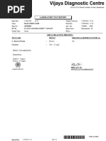Positive Widal Test Report for Typhoid | PDF | Hematology | Blood