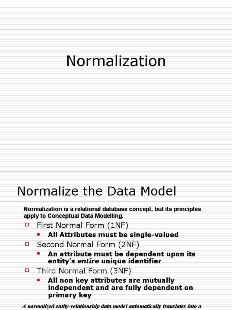 Oracle Normalization Simplified | PDF | Identifier | Relational Database