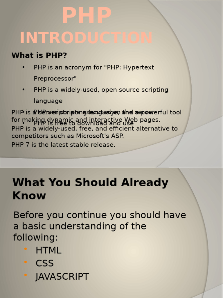 Php Tutorial Pdf Php Boolean Data Type 7166