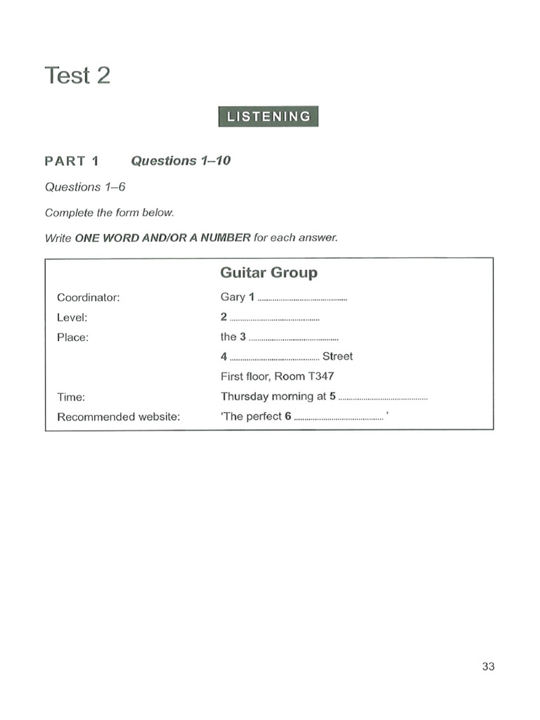 Cambridge 19 test 2 | PDF