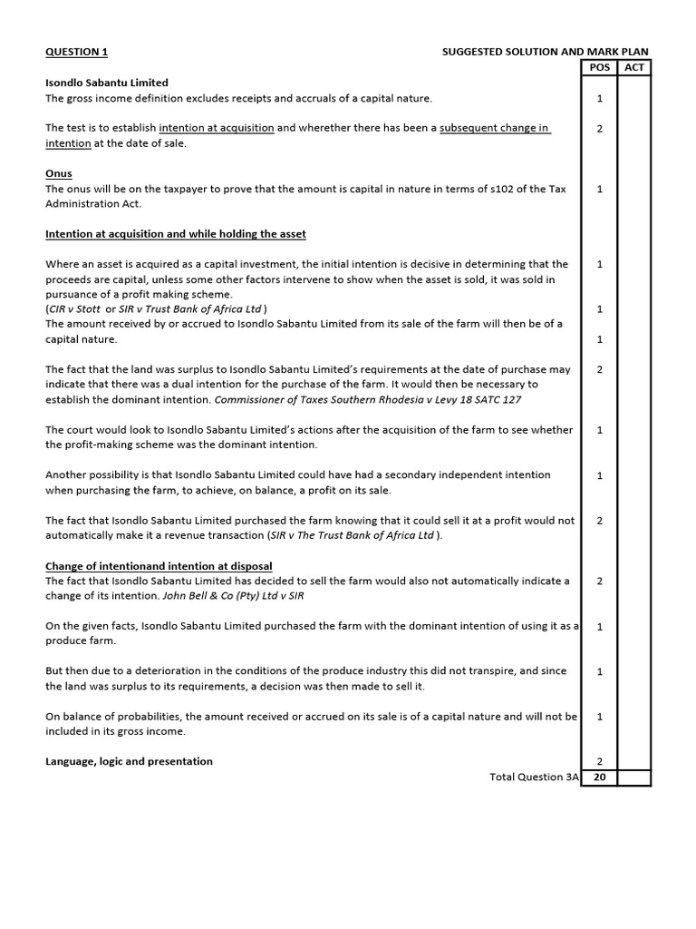 Su 3 Tut Solutions | PDF | Taxes | Government Finances
