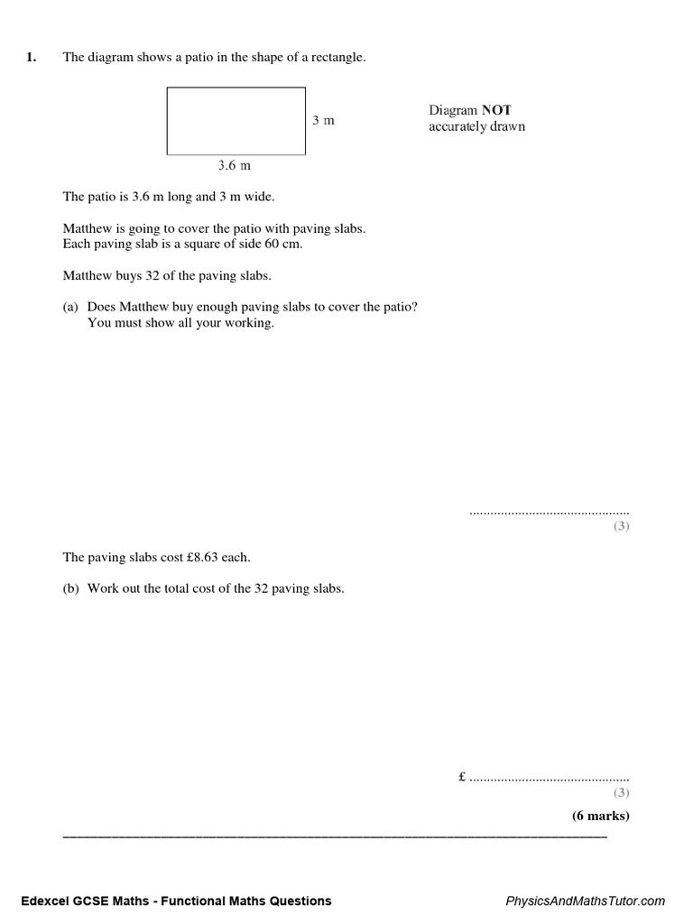 Functional Maths Questions QP | PDF