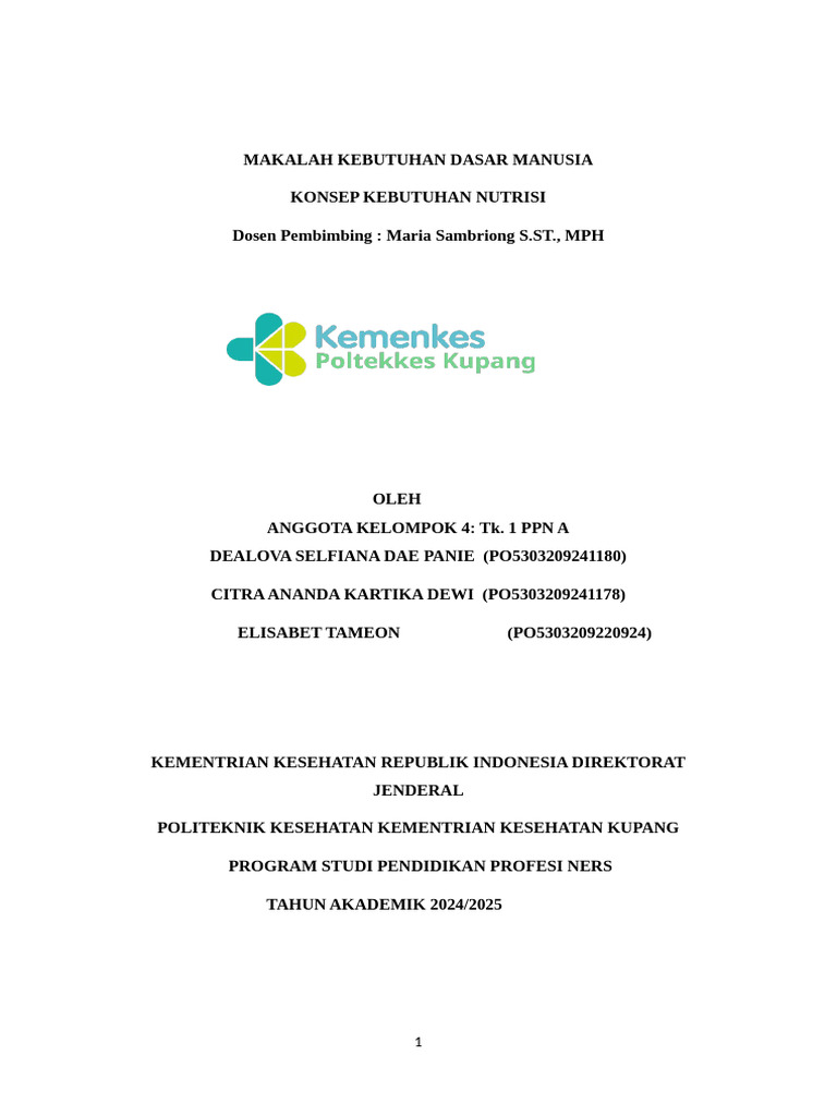 Makala KDM Konsep Dasar Manusia Citra | PDF