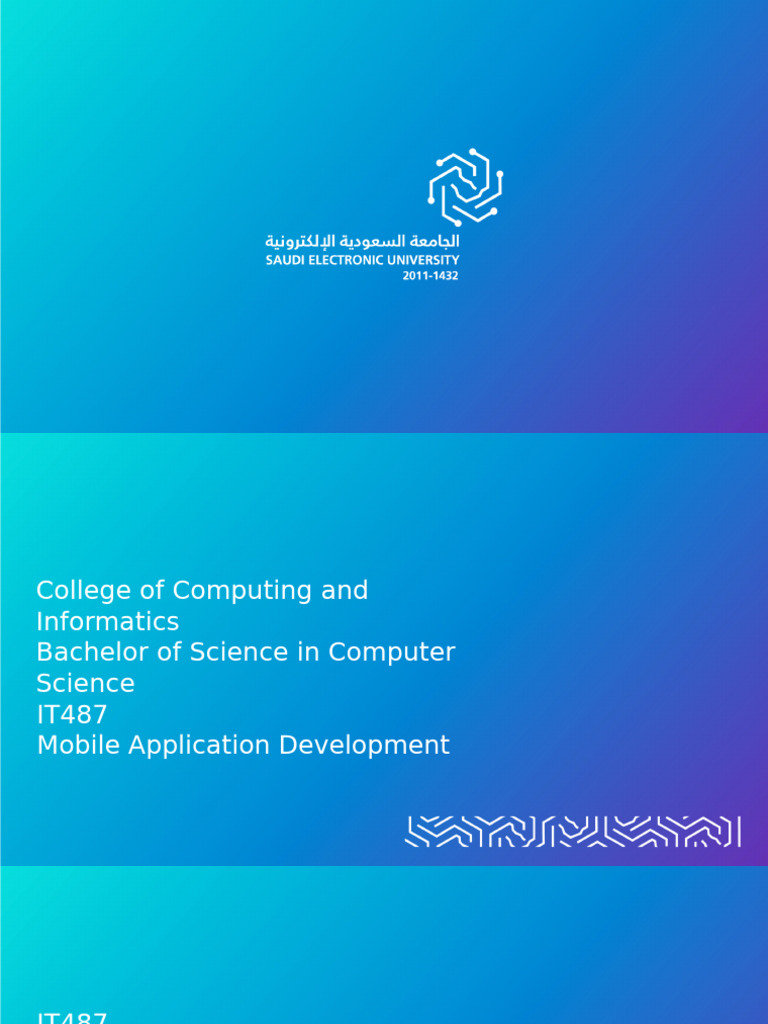 IT487 - M5 - Ch14 and Ch16 - STD | PDF | Mobile App | Android ...