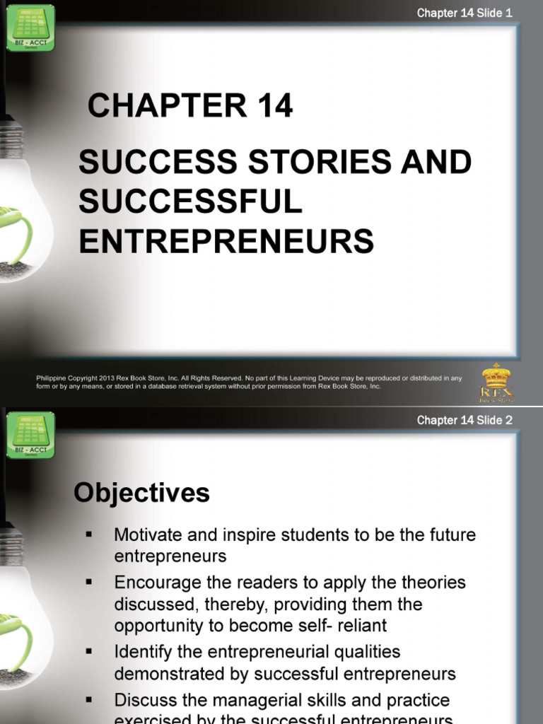 Entrepreneurship 1 Chapter 14 | PDF