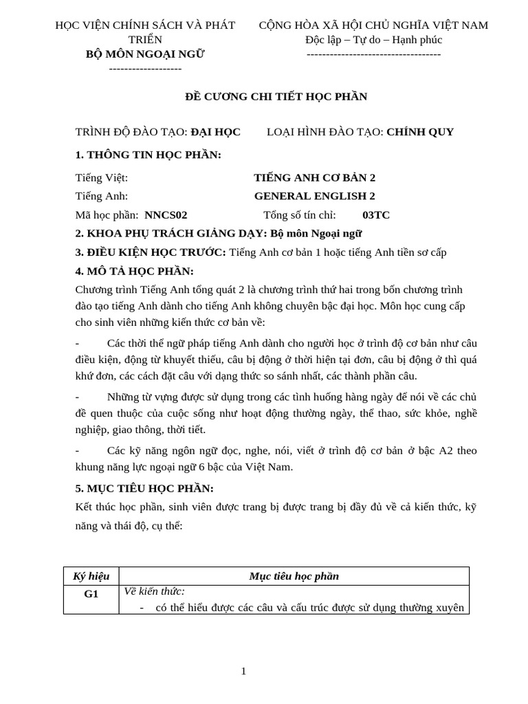 ĐCCT - TACB 2 (Close - Up 7.2023) | PDF