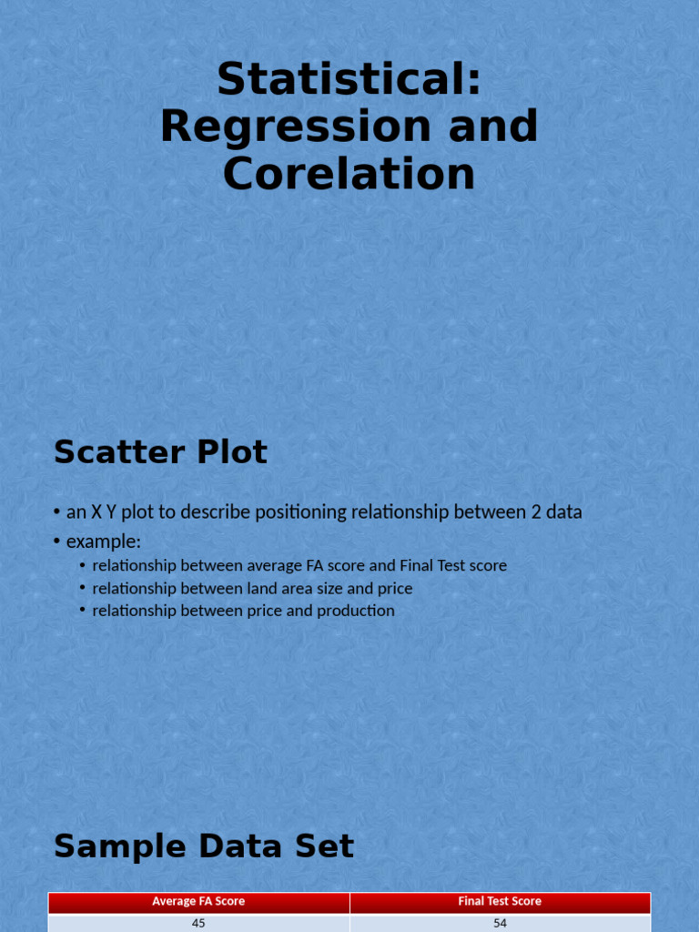 Sec 5 CP 1A - Scatter Plot - Linear Regression - Corelation | PDF ...